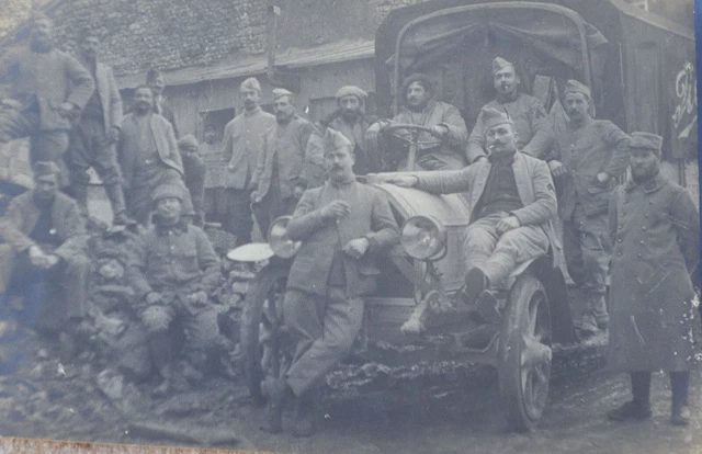 PHOTO ORIGINALE POILUS et Camion WW1-Petit Format EUR 9,90 - PicClick FR