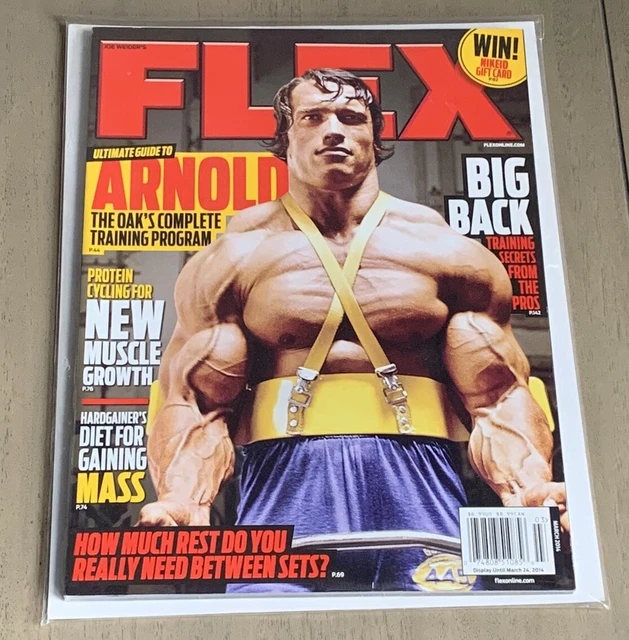 ARNOLD SCHWARZENEGGER - FLEX Bodybuilding Magazine - March 2014 £19.65 ...