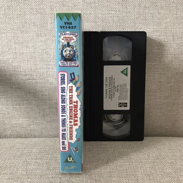 THOMAS THE TANK Engine & Friends Playtime Vhs Video - Stories Sing ...
