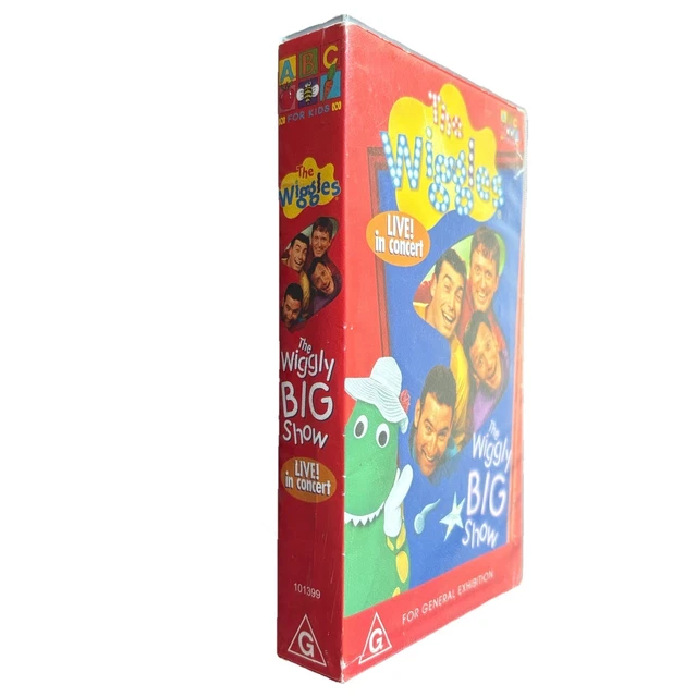 ABC THE WIGGLES Live In Concert The Wiggly Big Show (G, VHS, 1999) Pre ...