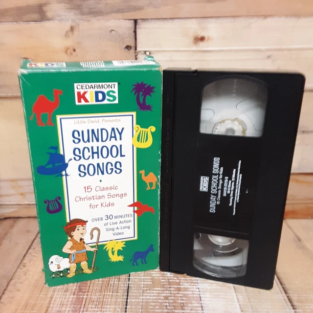 SUNDAY SCHOOL SONGS VHS Used Cedarmont Kids Christian Sing Along £15.11 ...