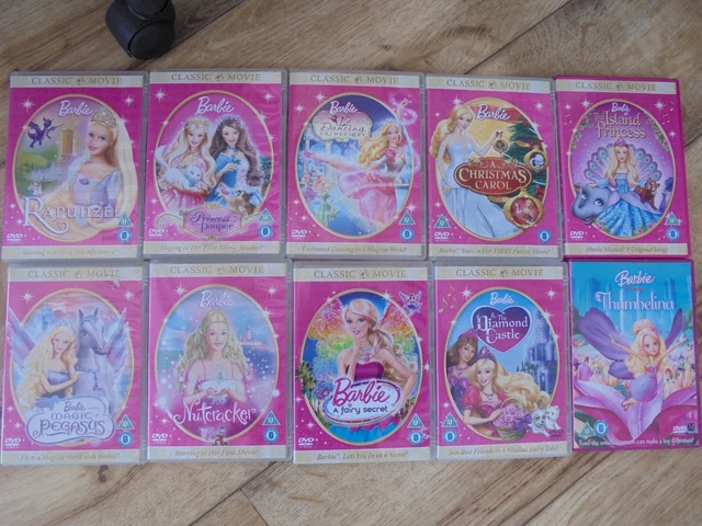 BARBIE FILMS DVD Bundle X 10 Children’s Animation. 10 Amazing Barbie ...