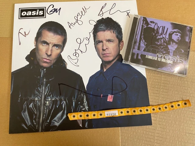 OASIS LIVE 25 Official 2025 Tour Souvenir Programme Signed With Cd And ...