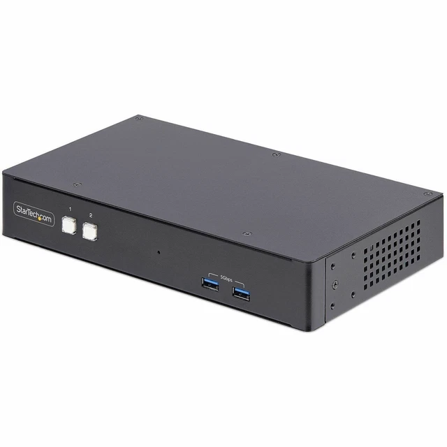 STARTECH-NEW-P2DD46A22-KVM-SWITCH _ 2-PORT DUAL-MONITOR DISPLAYPORT KV $994.66 - PicClick CA