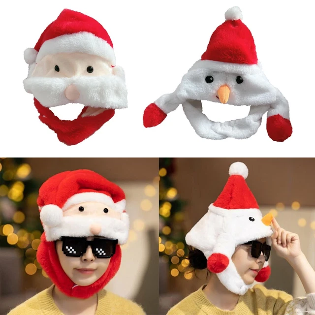 LOVELY CHRISTMAS PLUSH Hat Creative Headgear Unisex Gift for £11.64 ...