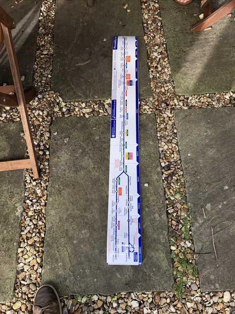 ORIGINAL LONDON UNDERGROUND Tube Map. Northern Line Interior Carriage ...
