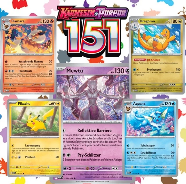 POKEMON 151 - Reverse Holo Trainer, Item, Stadionkarten - Auswahl ...