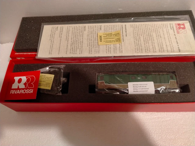 RIVAROSSI RT300003 LOCOMOTORE Diesel D445 1022 FS analogica H0 verde ...