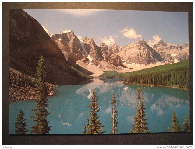 CANADA VALLEY TEN Peaks Moraine Lake Alberta Mountains Montagnes ...