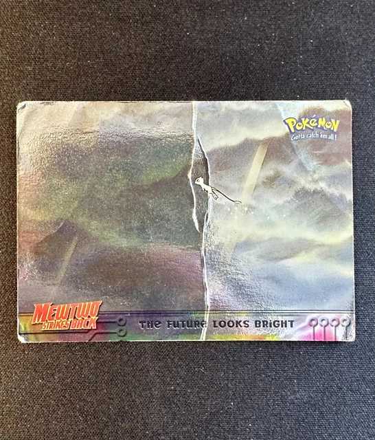 THE FUTURE LOOKS Bright 1999 Topps Mewtwo Strikes Back Pokemon Card Holo DAMAGED $6.99 - PicClick CA