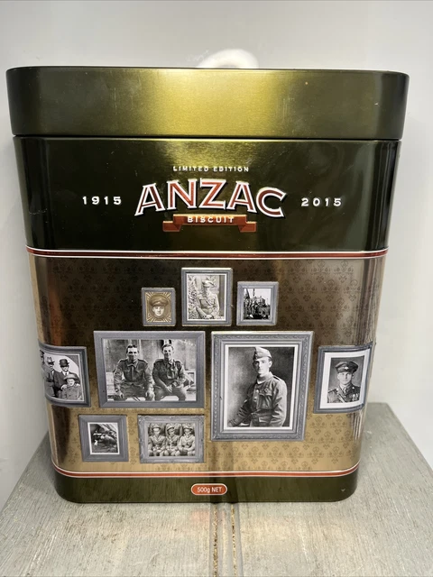 ANZAC BISCUIT LIMITED Edition Empty Collectable Tin Container...." $55. ...