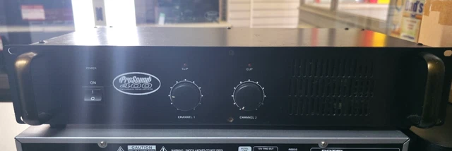 PROSOUND 400 WATT DJ PA Power Amplifier £110.00 - PicClick UK