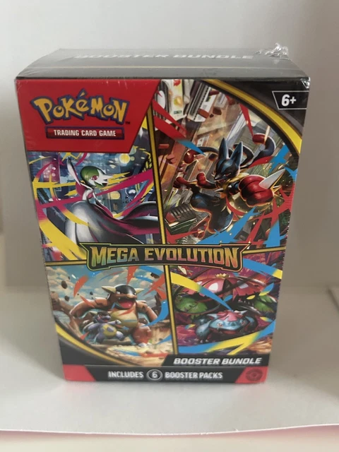 POKÉMON TCG: MEGA Evolution Booster Bundle (6 Packs) - NEW £46.44 ...