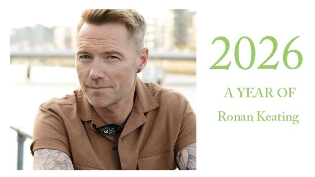 RONAN KEATING 2026 Landscape Desktop Calendar £9.98 - PicClick UK