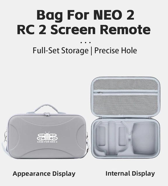 FOR DJI NEO 2 Drone RC 2 Controller Handheld Carrying Case Portable ...