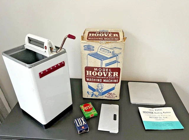 1950'S/60'S METTOY MODEL vintage HOOVER TOY WASHING MACHINE, rust free ...
