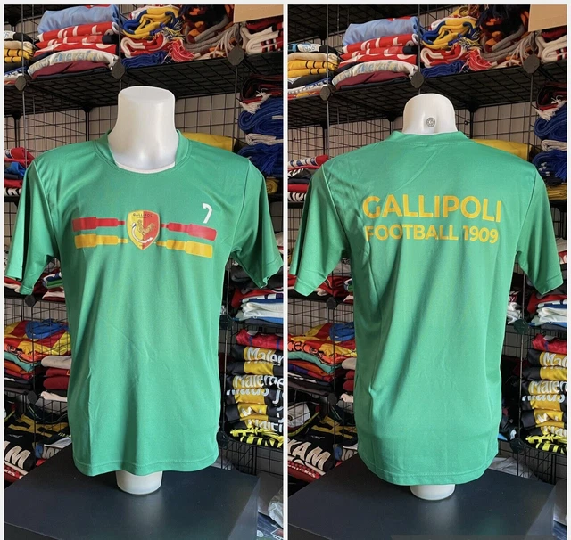 MAGLIA GALLIPOLI CALCIO football shirt Riscaldamento Pre match 2018 ...