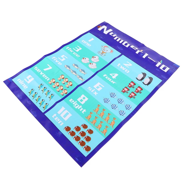 FLIP CHART NUMBERS Learning Preschool Posters Toddlers Puzzle £4.99 ...