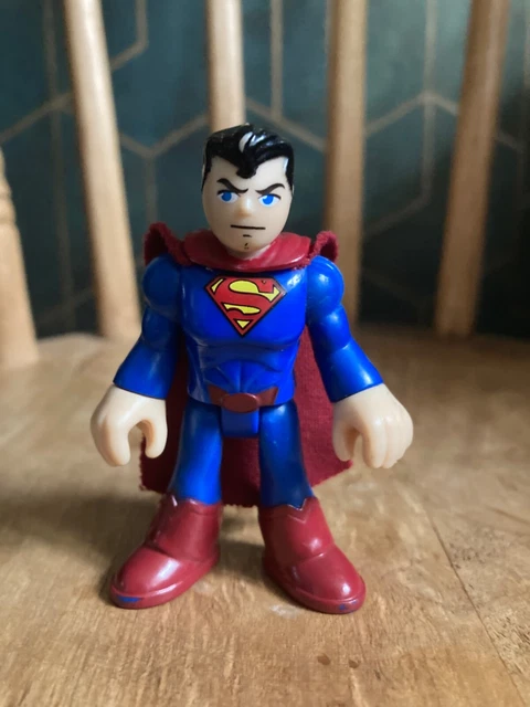 IMAGINEXT DC SUPER Friends Superman 3" Collectable Figure Fisher-Price ...