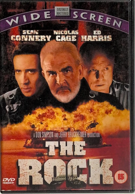 DVD THE ROCK rated 15 - Sean Connery Nicholas Cage and Ed Harris £1.16 ...