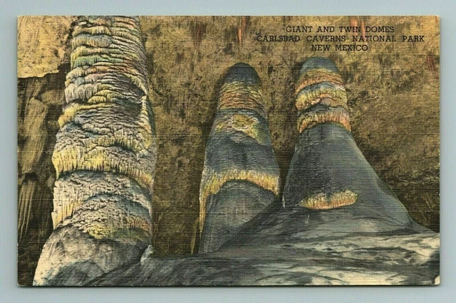 GIANT TWIN DOMES Carlsbad Caverns National Park Cave New Mexico NM ...