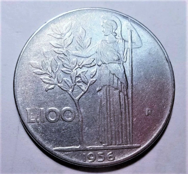 REPVBBLICA ITALIANA L.100 1956R Italian Italy Coin $41.46 - PicClick CA