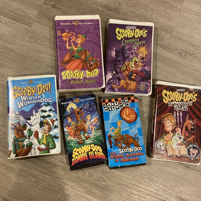 LOTTO DI 6 nastri VHS Scooby-Doo Warner Brothers & Cartoon Network ...
