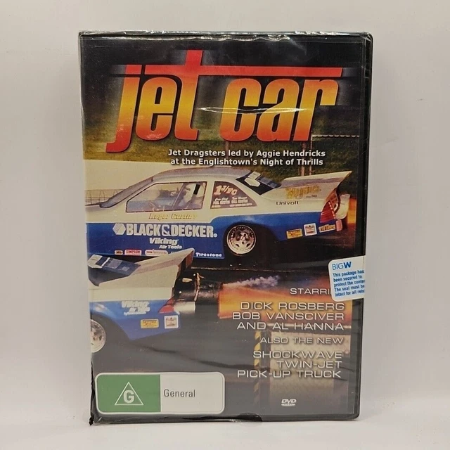 JET CAR DVD Jet Drag Racing Anthology Motosports Englishtown Night Of ...