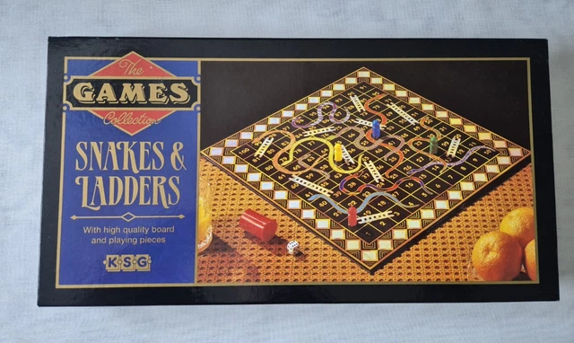 VINTAGE THE GAMES Collection Snakes And Ladders Family Board Game VGC £ ...