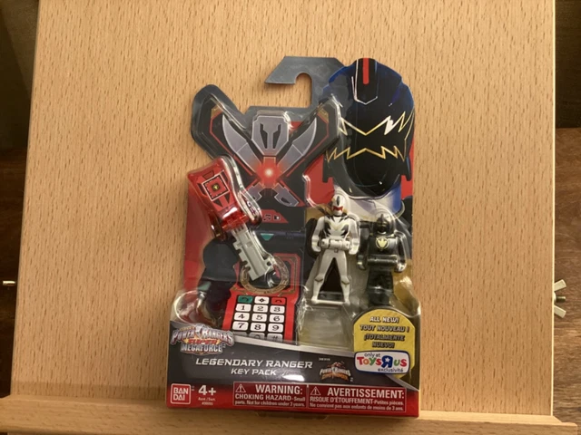 POWER RANGERS SUPER Megaforce Key Pack Dino Thunder Nero Bianco Rosso ...
