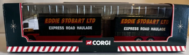 CORGI EDDIE STOBART Diecast Volvo Short Wheelbase Lorry With Trailer ...
