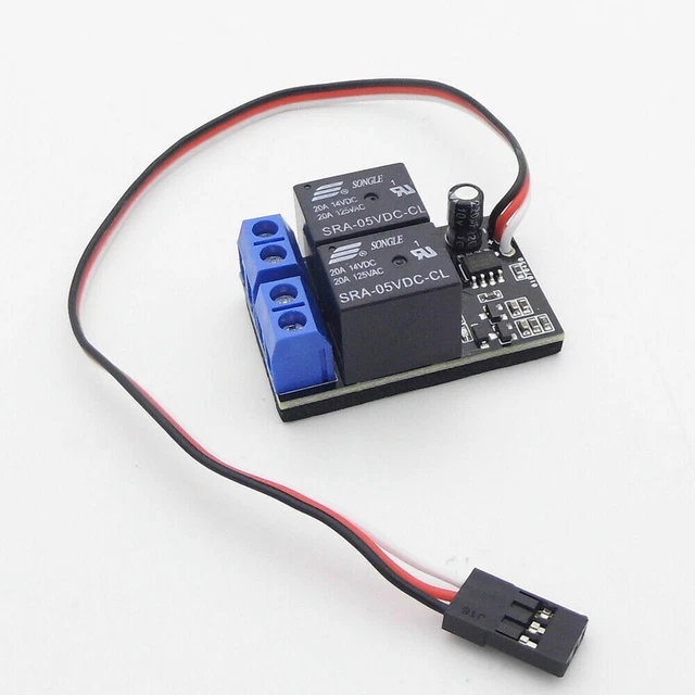 RC MODEL PWM Receiver Control Switch 20A Relay 2-Way for Water Pump ...