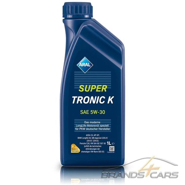 ARAL 5 L Liter Supertronic Super Tronic K 5W-30 Motor-Öl Motoren-Öl ...
