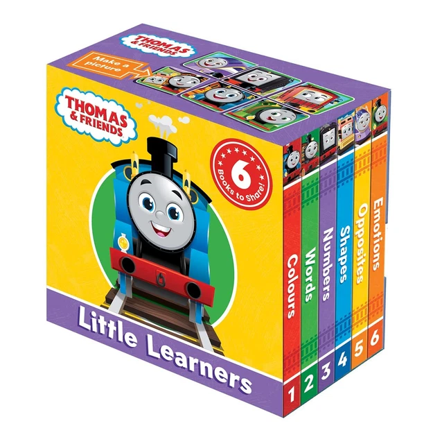 THOMAS & FRIENDS Little Learners Pocket Library : Avec 6 Illustrée Mini ...