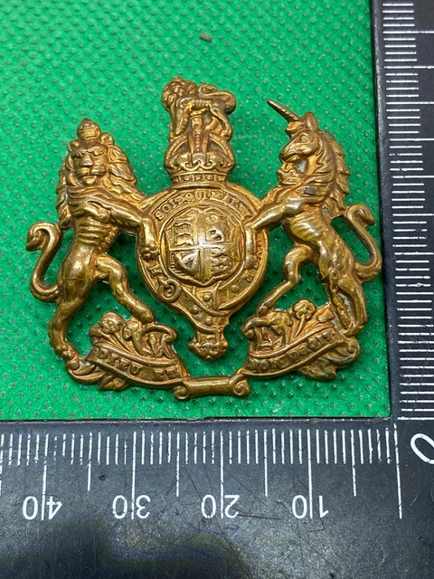 ORIGINAL WW1 / WW2 British Army General Service Cap Badge EUR 11,41 ...