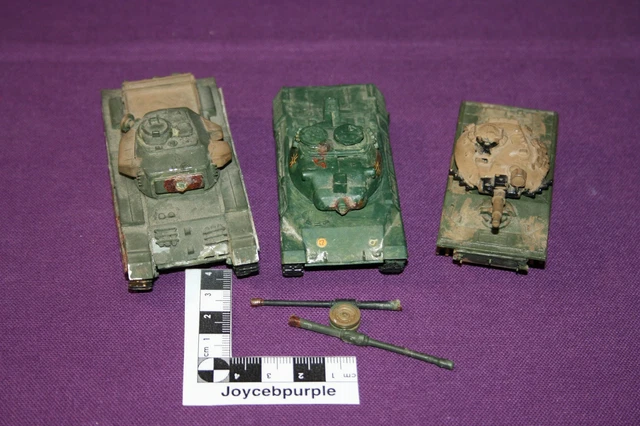 3 AIRFIX COLD War NATO Tanks 1:76 scale, built models for parts or ...