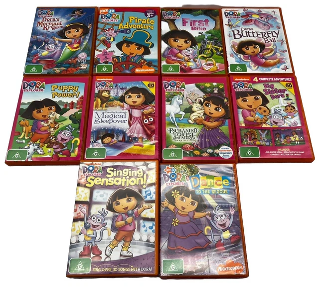 DORA THE EXPLORER 10 DVD Lot Kids Children Collection Tested Working ...