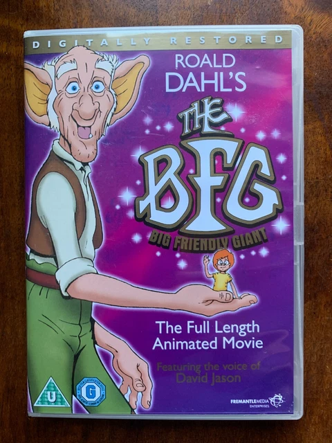 THE BFG DVD Big Friendly Giant 1989 Roald Dahl Animated Movie Classic £ ...