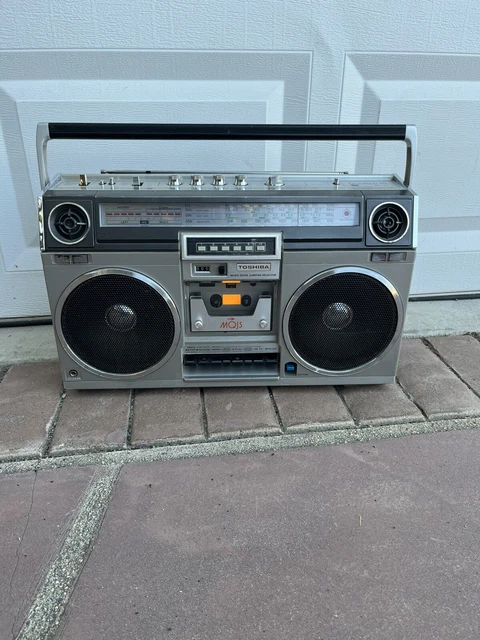 VINTAGE TOSHIBA 80S boombox ghettoblaster Stereo Radio Cassette Recorder RT8900S £379.65 ...