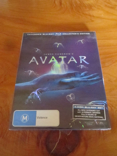 DVD BLU-RAY AVATAR Extended Collector's Edition New Sealed **** Must ...
