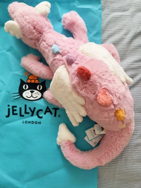 JELLYCAT DUSKRISE DRAGON Large 50cm Soft Plush Dragon Collectible Gift ...