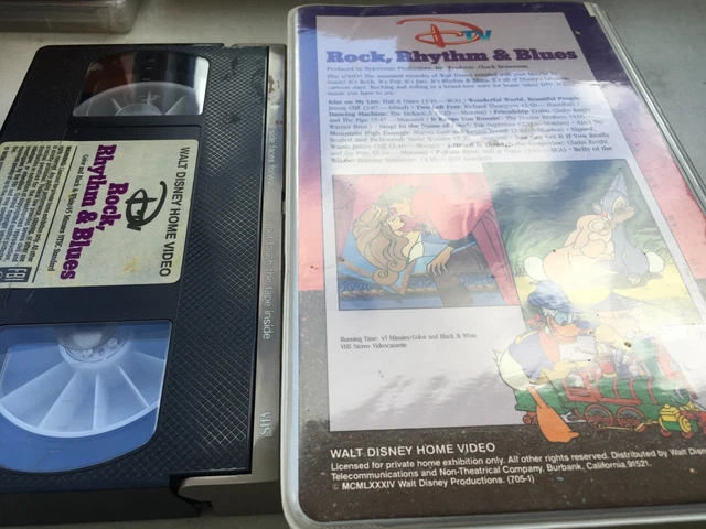 ROCK RHYTHM BLUES Walt Disney Home Video VHS £12.47 - PicClick UK
