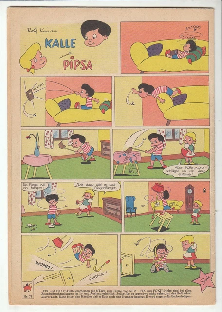 FIX UND FOXI 1957 Nr. 106 altes Original in guten Zustand ! EUR 1,00 ...
