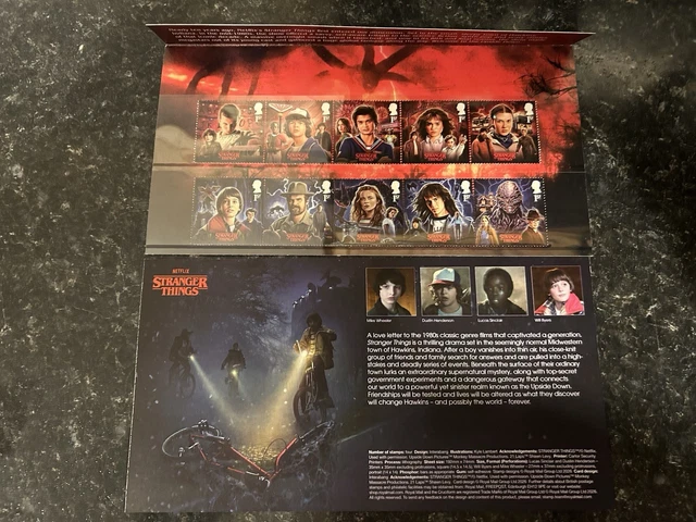STRANGER THINGS ROYAL Mail Stamp Collection. New £16.15 - PicClick UK