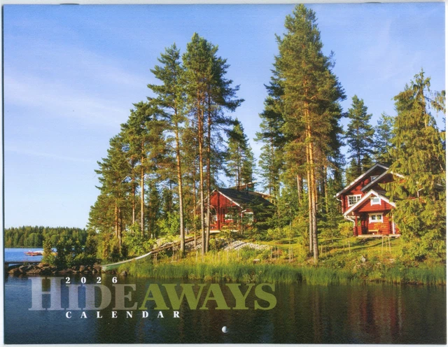 HIDEAWAYS 2026 CALENDAR; Teldon $33.85 - PicClick CA