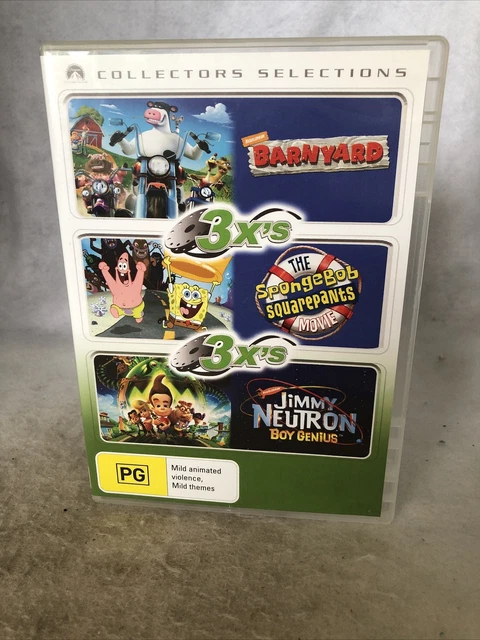 BARNYARD / SPONGEBOB-THE Movie / Jimmy Neutron Boy Genius | Boxset (DVD ...
