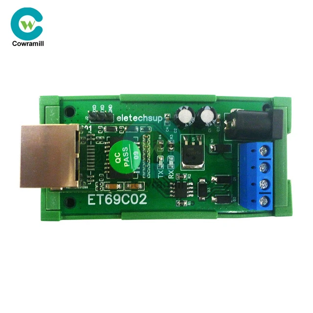 Et69c02 Rs485 Mqtt Modbus Rtu Rs485 Modbus Rtu To Ethernet Networks Converter Eur 1883