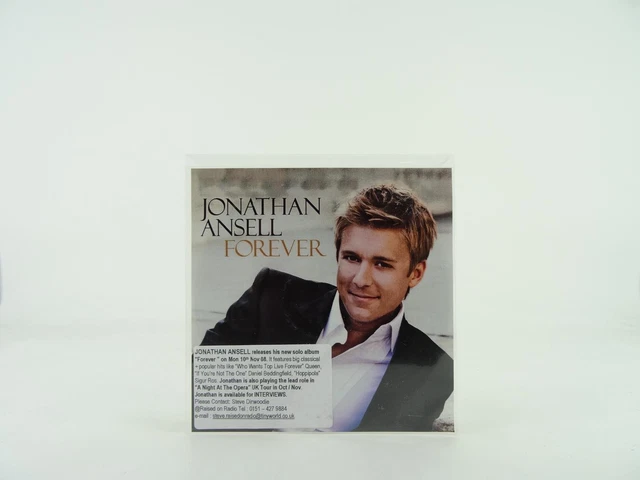 JONATHAN ANSELL FOREVER (396) 11 pistes promo CD album pochette photo ...