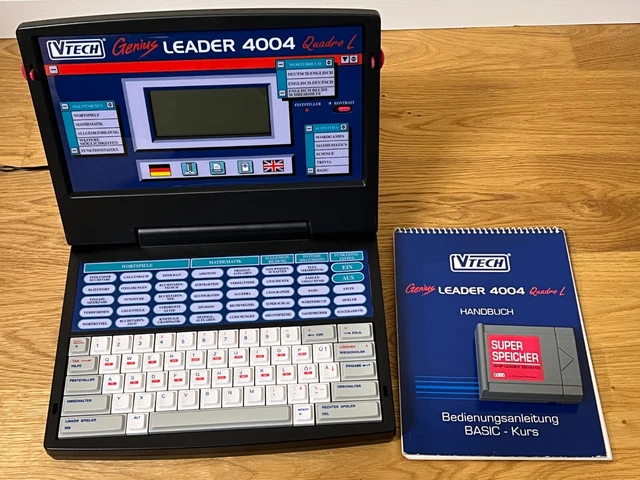 VTECH GENIUS LEADER 4004 Quadro L Lerncomputer mit Handbuch und ...