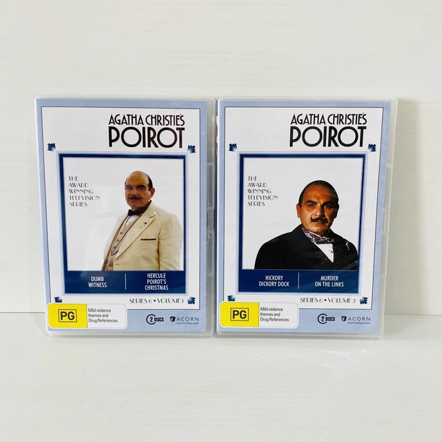 AGATHA CHRISTIE - Poirot : Series 6 (Box Set, DVD, 1996) Complete - All ...